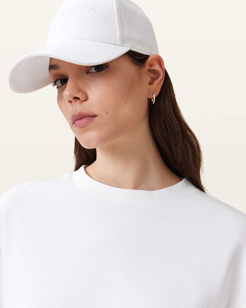 Jody Logo Baseball Cap Chalk White | ALLSAINTS